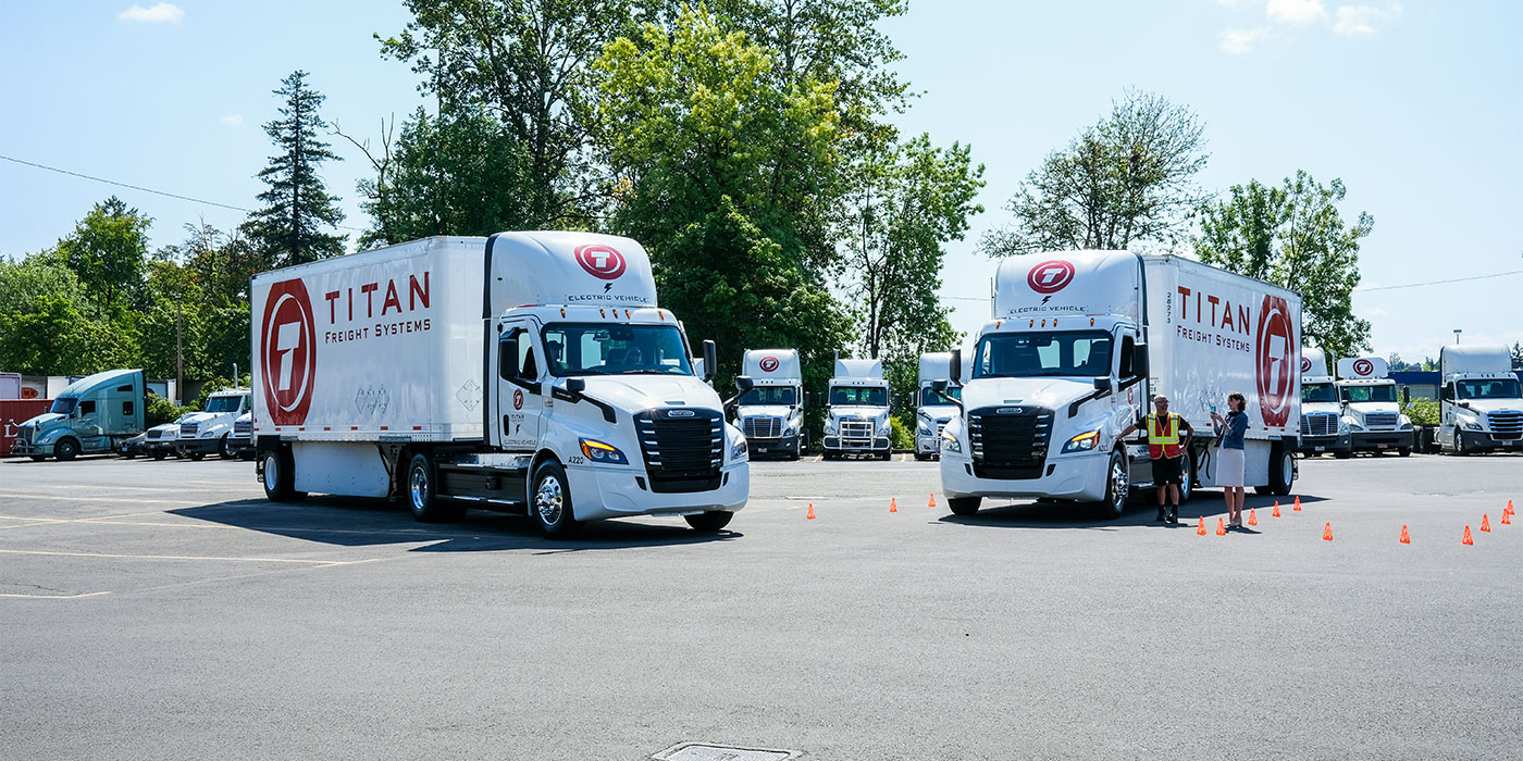 TITAN Freight Systems receives first battery electric Freightliner ...